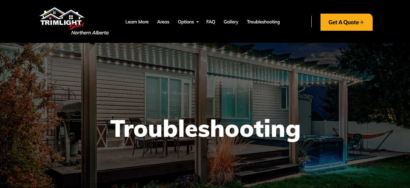 Trimlight | Troubleshooting